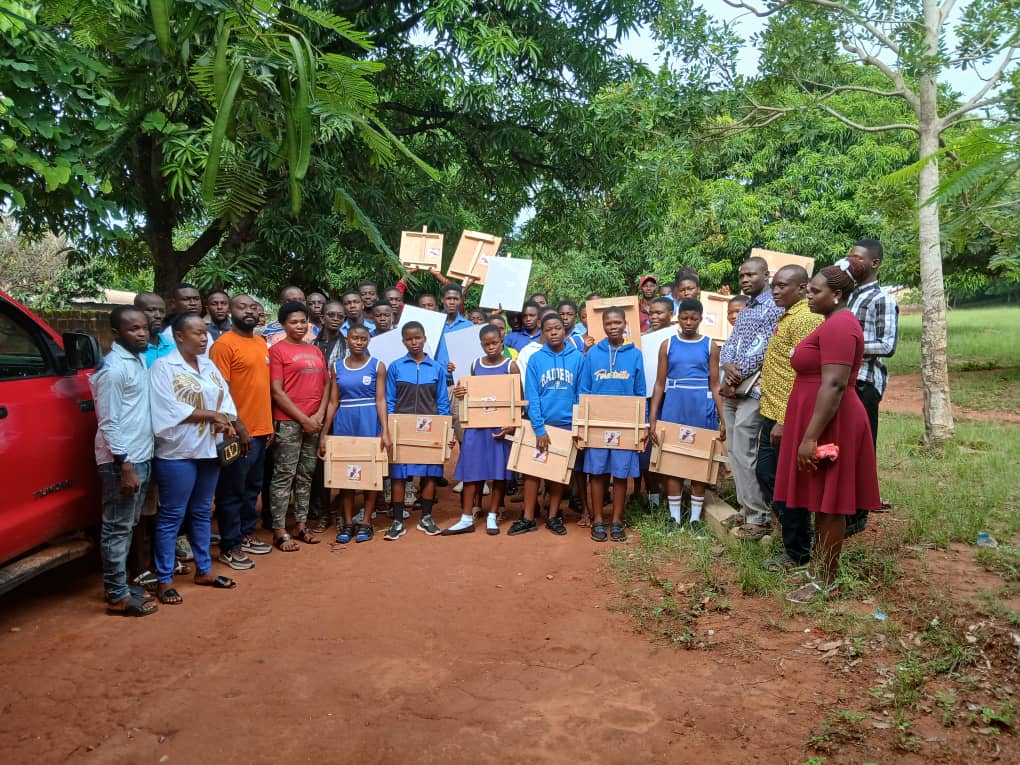 Asitey: Hon. Edmund Asare donated math sets and other TLMs to three ...